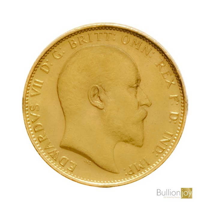 1908 Gold Sovereign King Edward VII M Coin | Bullionjoy